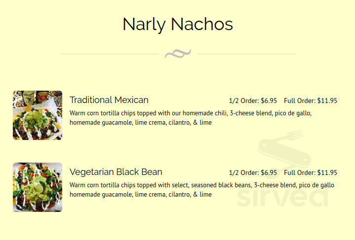 Menu for Taco Shack Bar & Grill in Stuart, Florida, United States