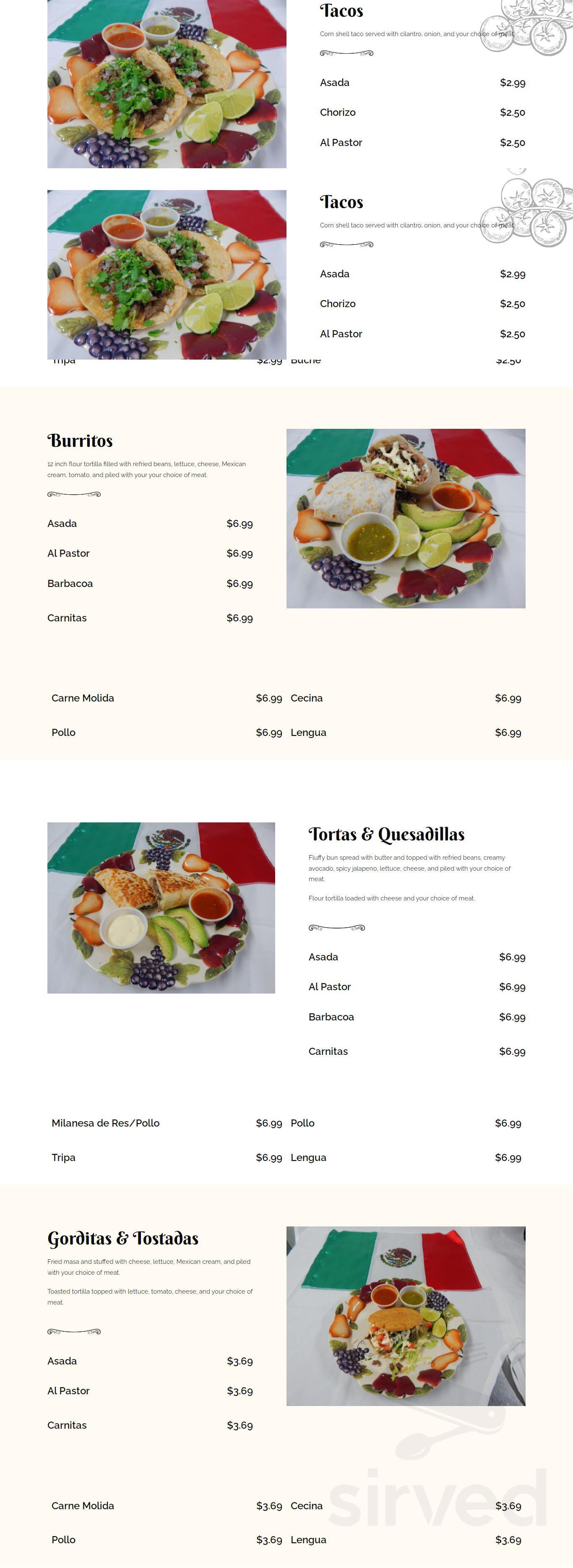 Supermercado La Estrellita menu in Lansing, Michigan, USA