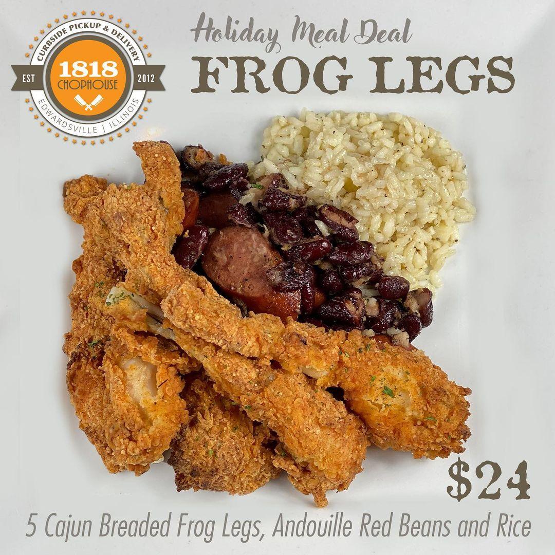 1818 Chophouse menu in Edwardsville, Illinois, USA