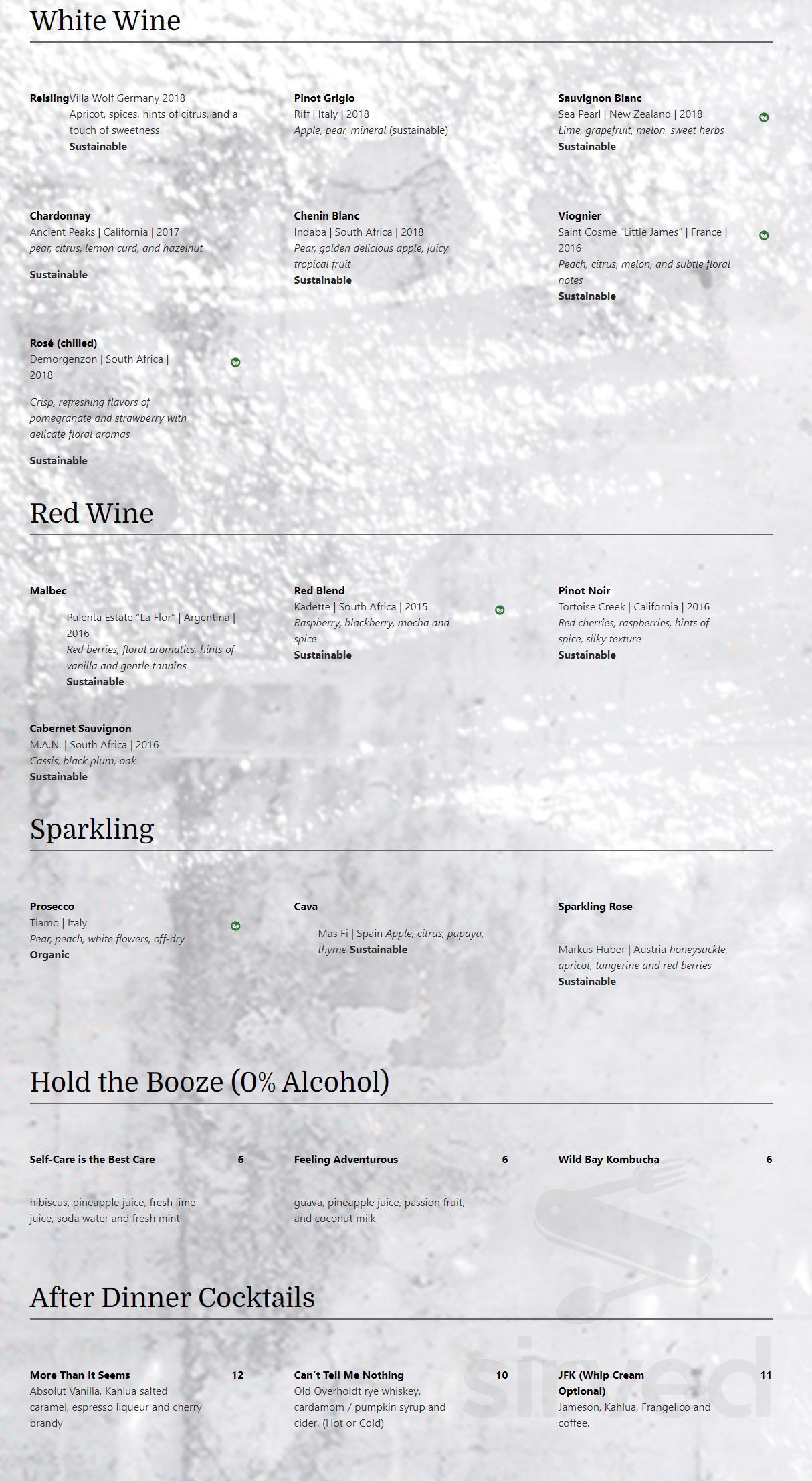 Busboys and Poets menu in 450 K St NW, Washington, DC 20001