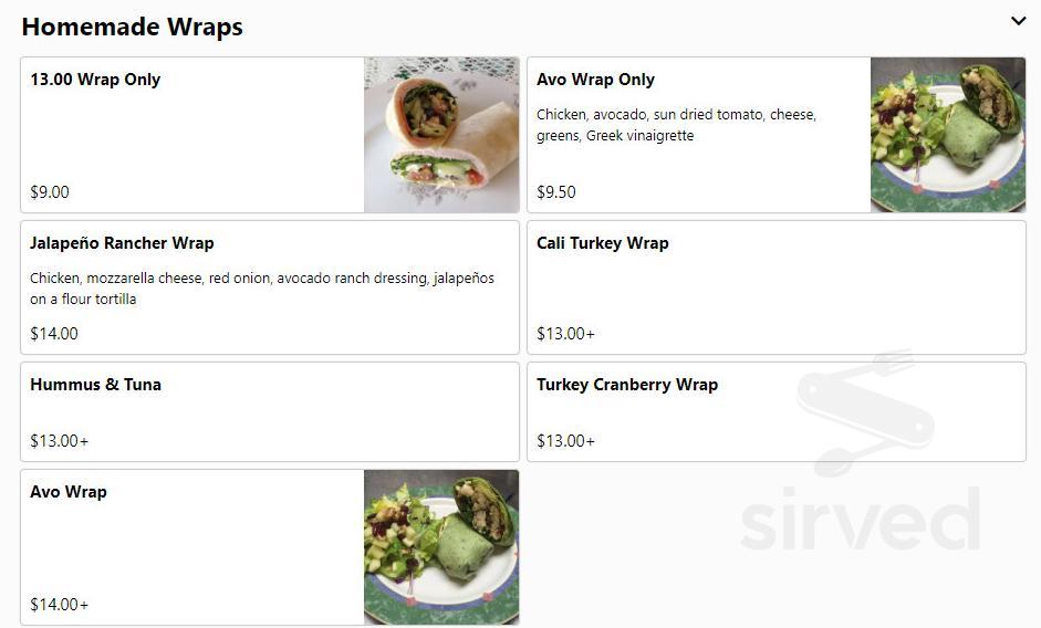 Antigua Bakery & Cafe menu in Harlingen, Texas, USA