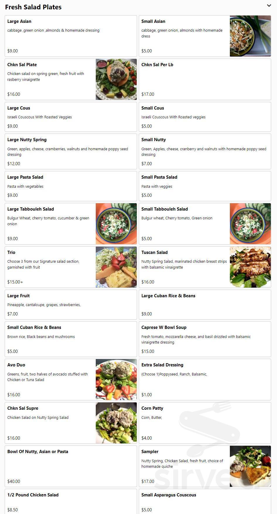 Antigua Bakery & Cafe menu in Harlingen, Texas, USA