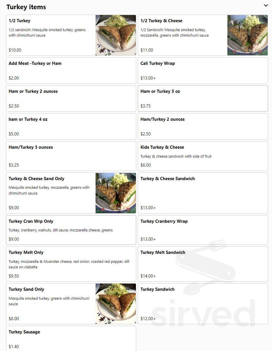Antigua Bakery & Cafe menu in Harlingen, Texas, USA