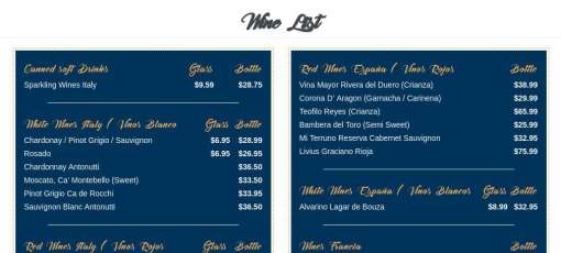 Menu for Adrian Fish Market & Restaurant in Hialeah Gardens, FL | Sirved