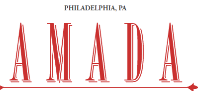 Amada menu in Philadelphia, Pennsylvania, USA