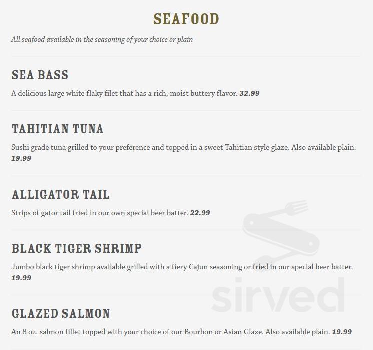 Snaps menu in Jasper, Indiana, USA