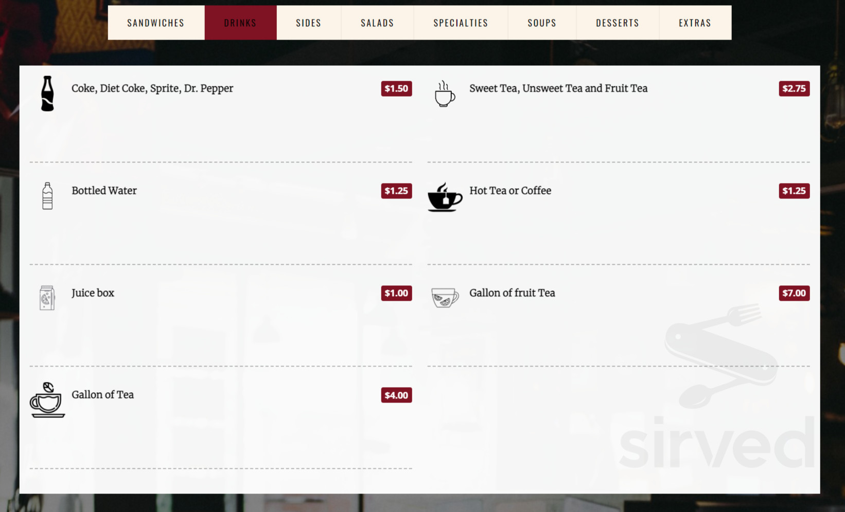 Wildberry Cafe And Catering menu in Lebanon, Tennessee, USA
