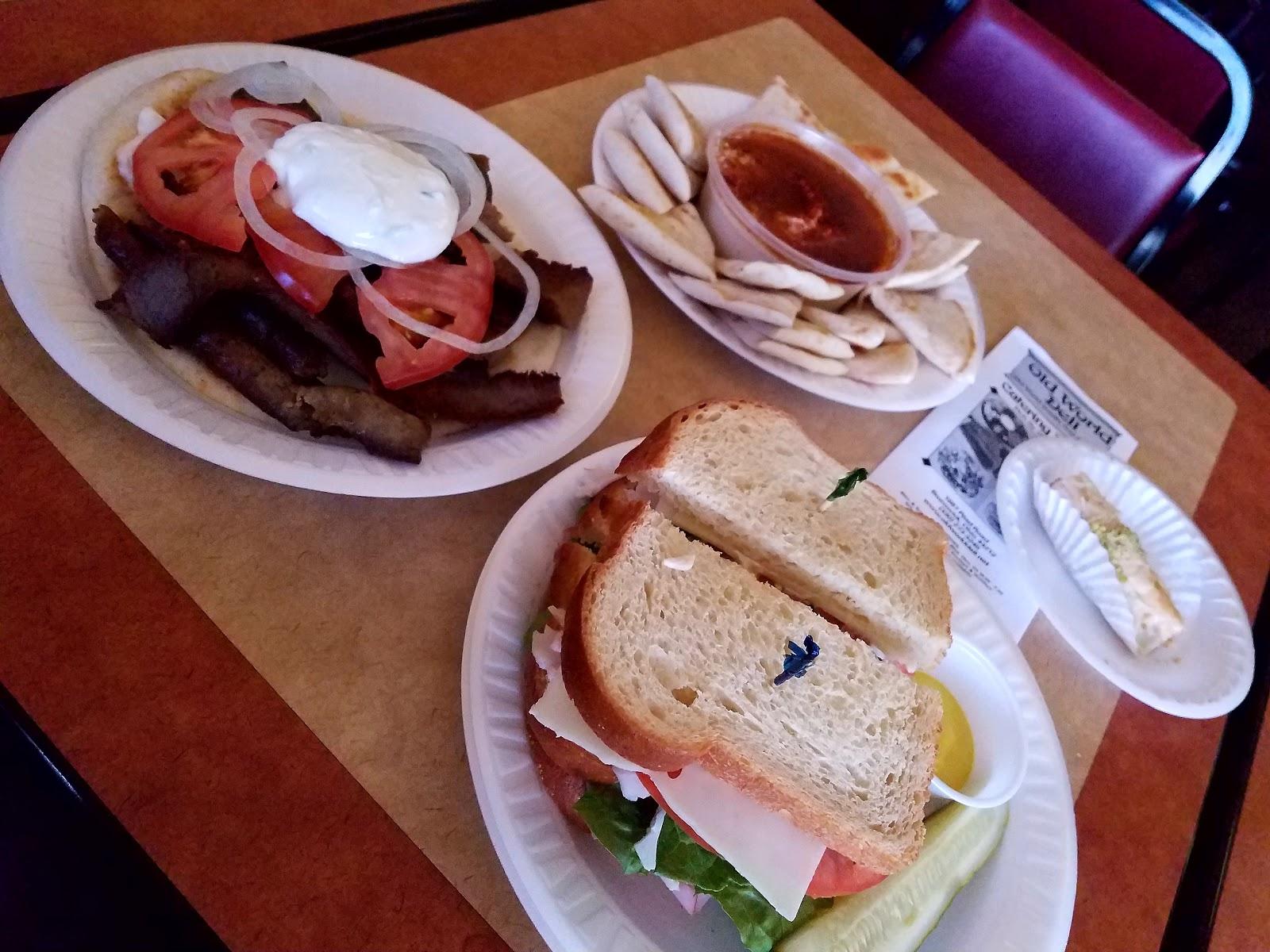 Old World Deli menu in Brunswick, Ohio, USA