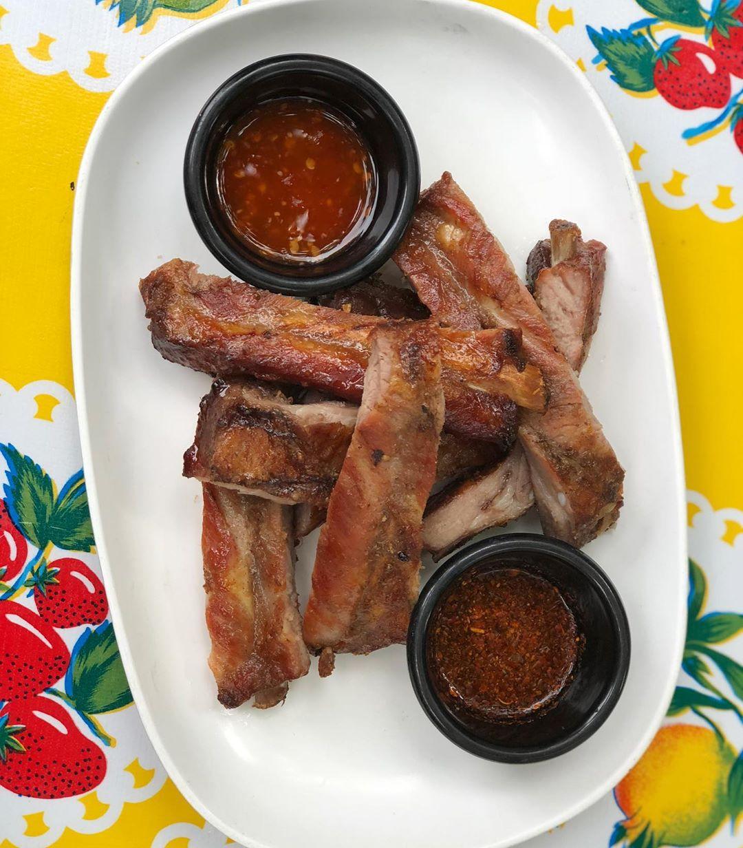 Pok Pok menu in Portland, Oregon, USA