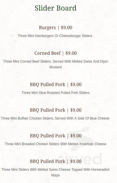 Blackjack Mulligan's Public House menus in Hawthorne, New Jersey ...