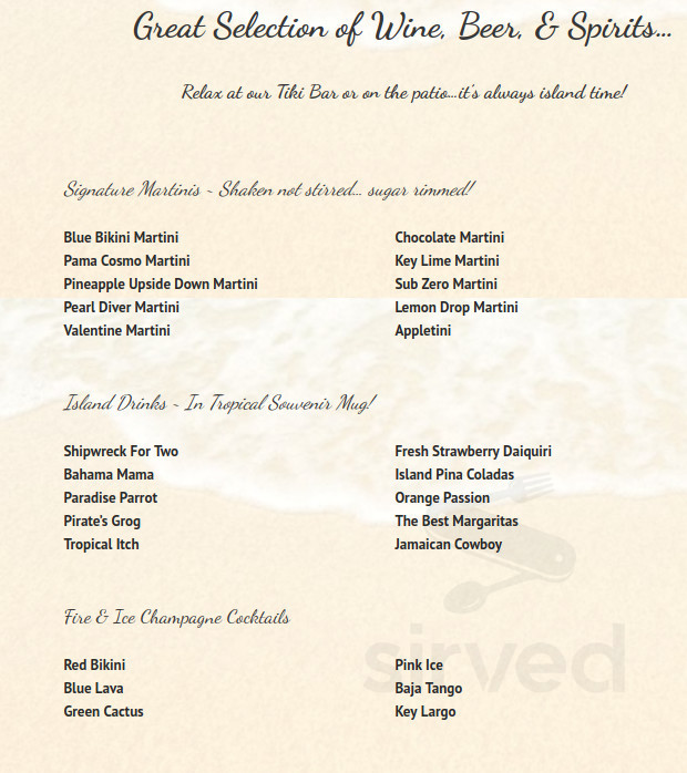 Captain John's Restaurant menus in Sylvan Beach, New York, United States