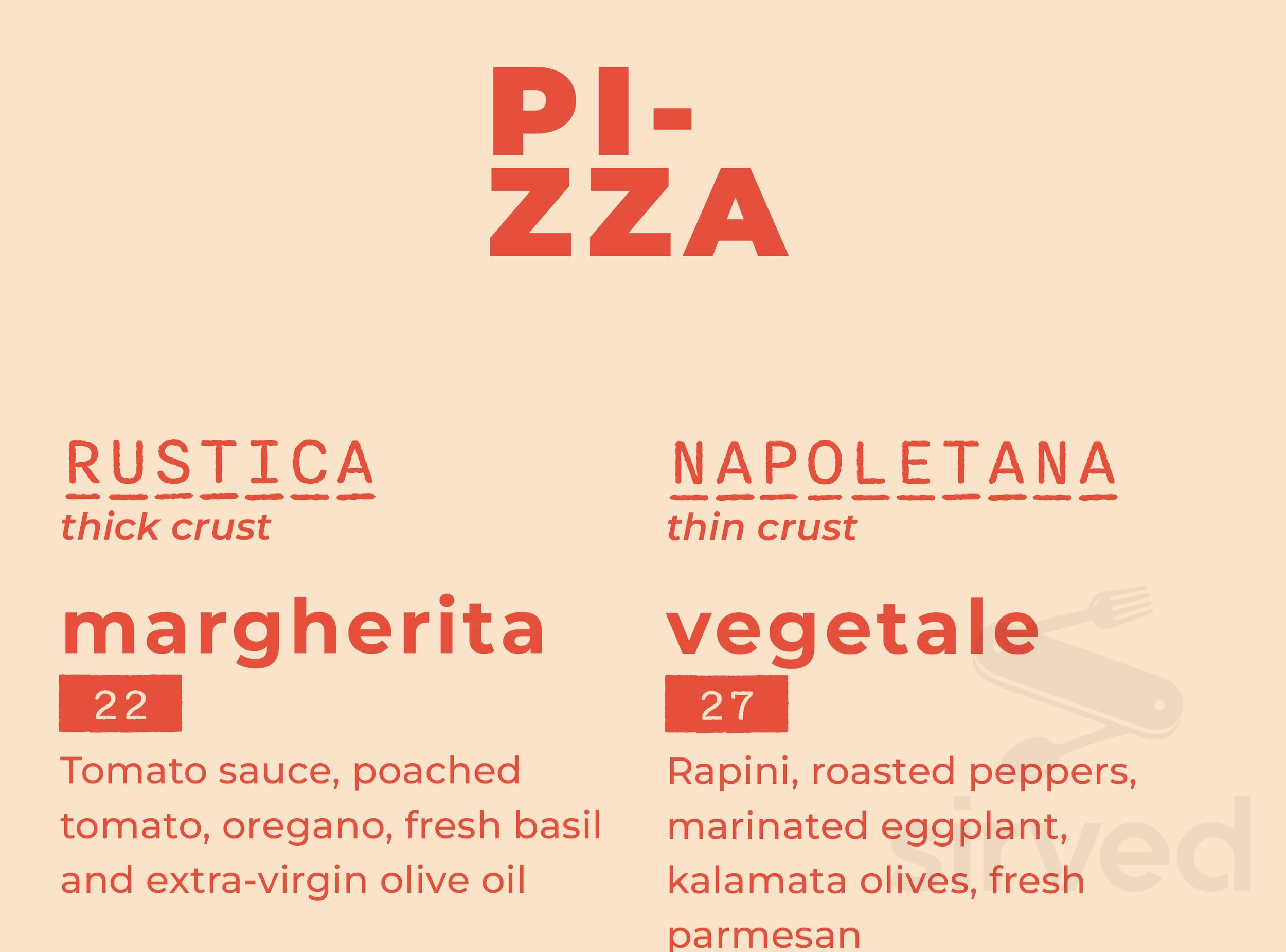 Birra & Basta menu in Québec, Quebec, Canada