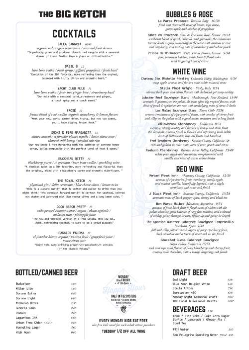 The Big Ketch Saltwater Grill - Buckhead menu in Atlanta, Georgia, USA