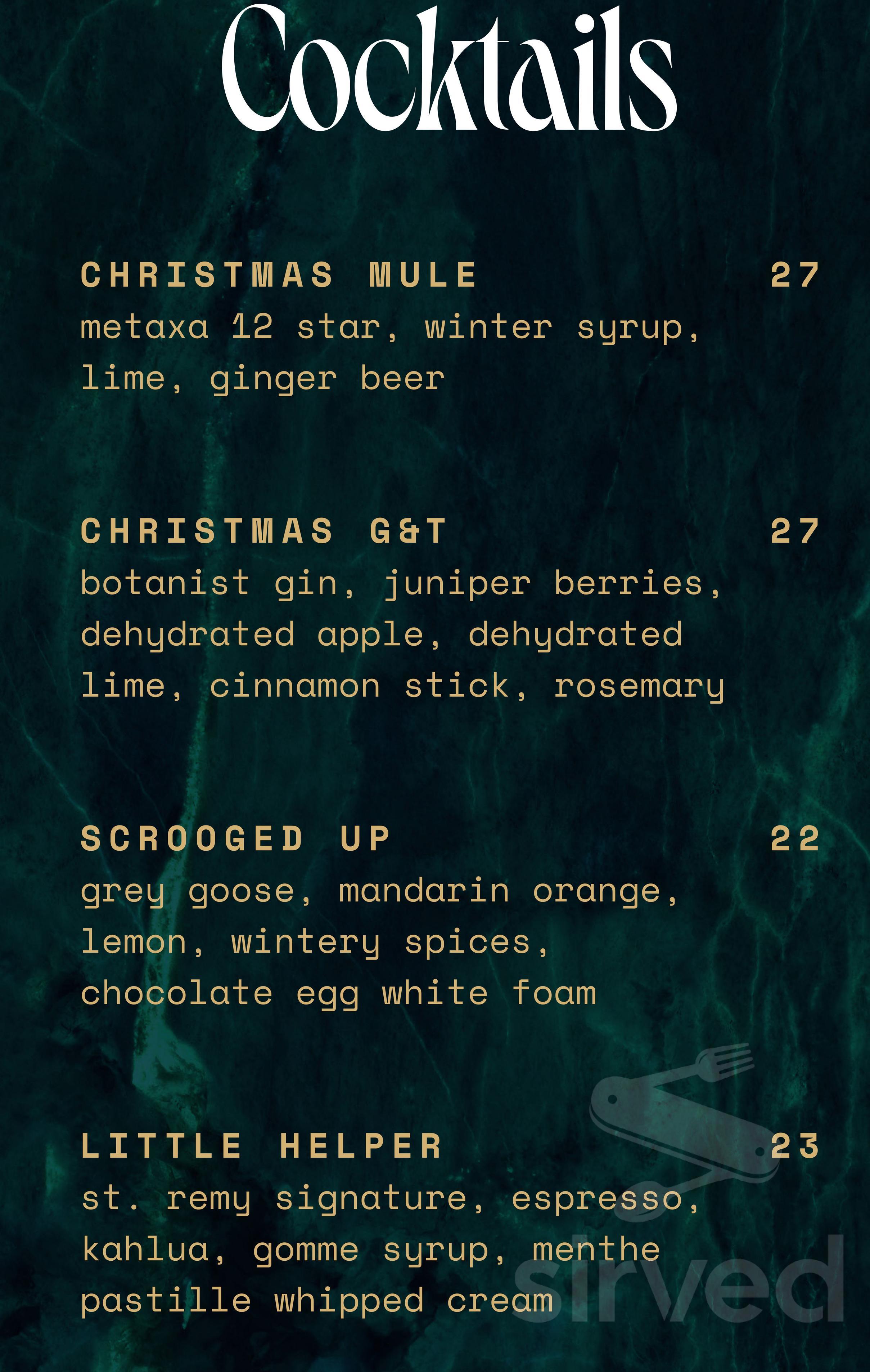 Reflections : The Winter Terrace menu in Vancouver, British Columbia ...