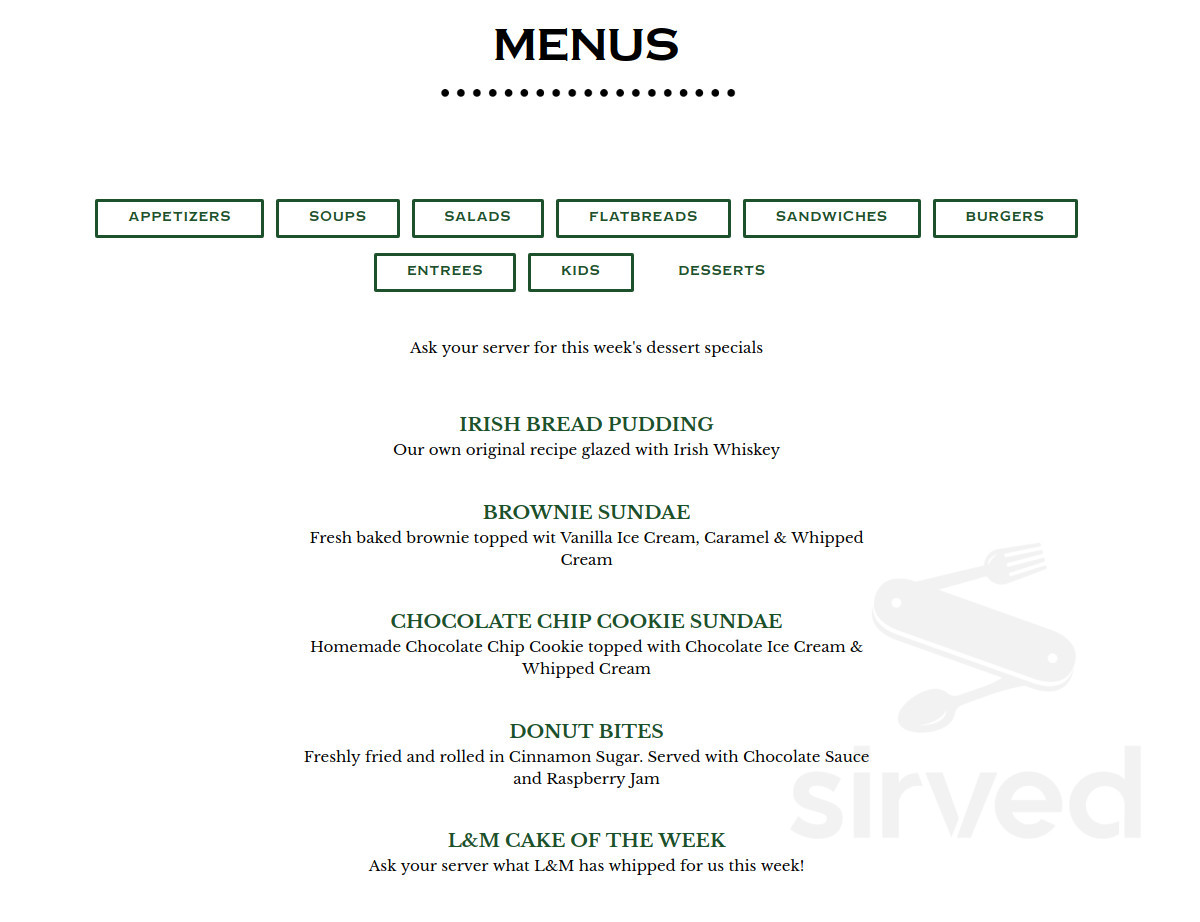 Dooney's Pub Delran menu in Delran, New Jersey, USA