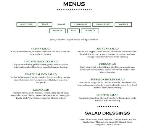 Dooney's Pub Delran menu in Delran, New Jersey, USA