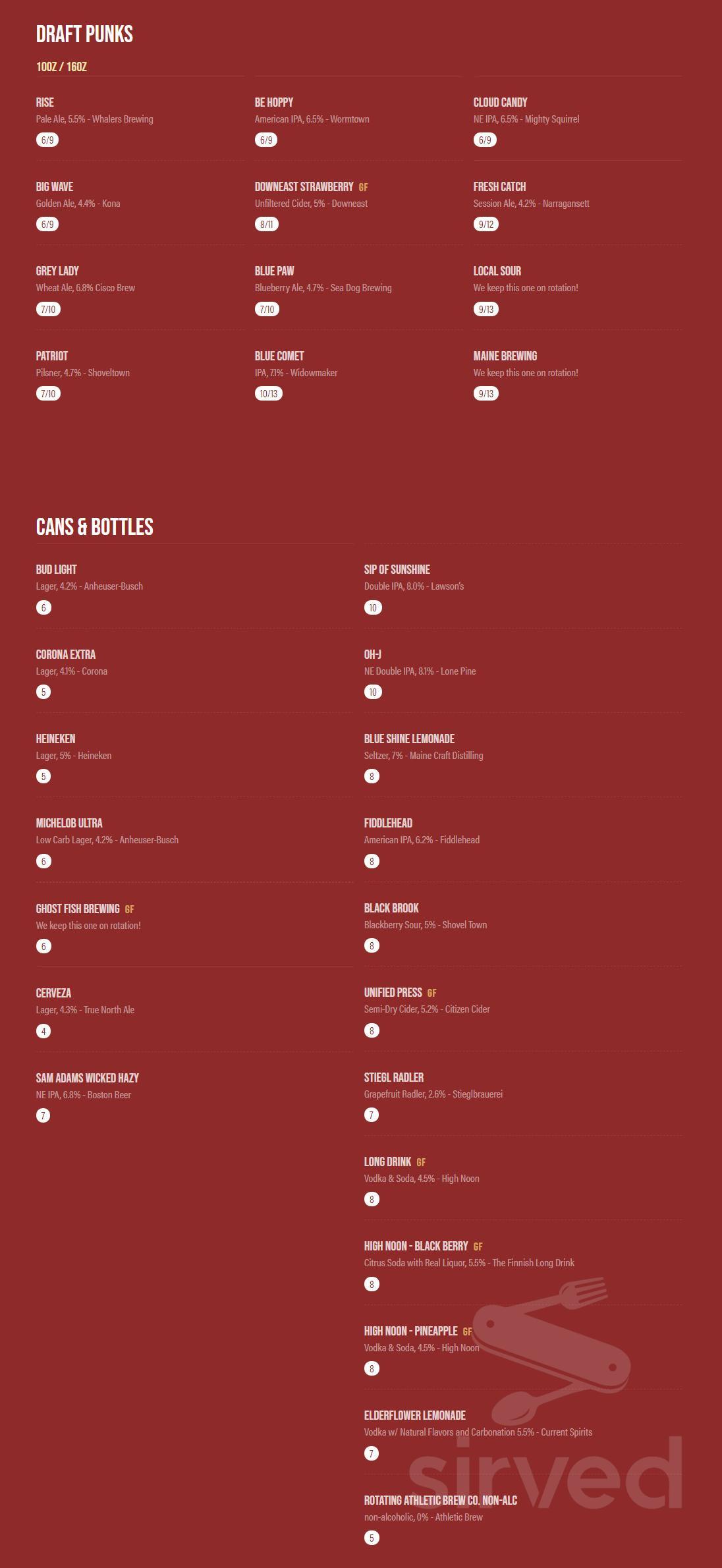 Menu - Foxborough MA's Citizen Crust | Sirved