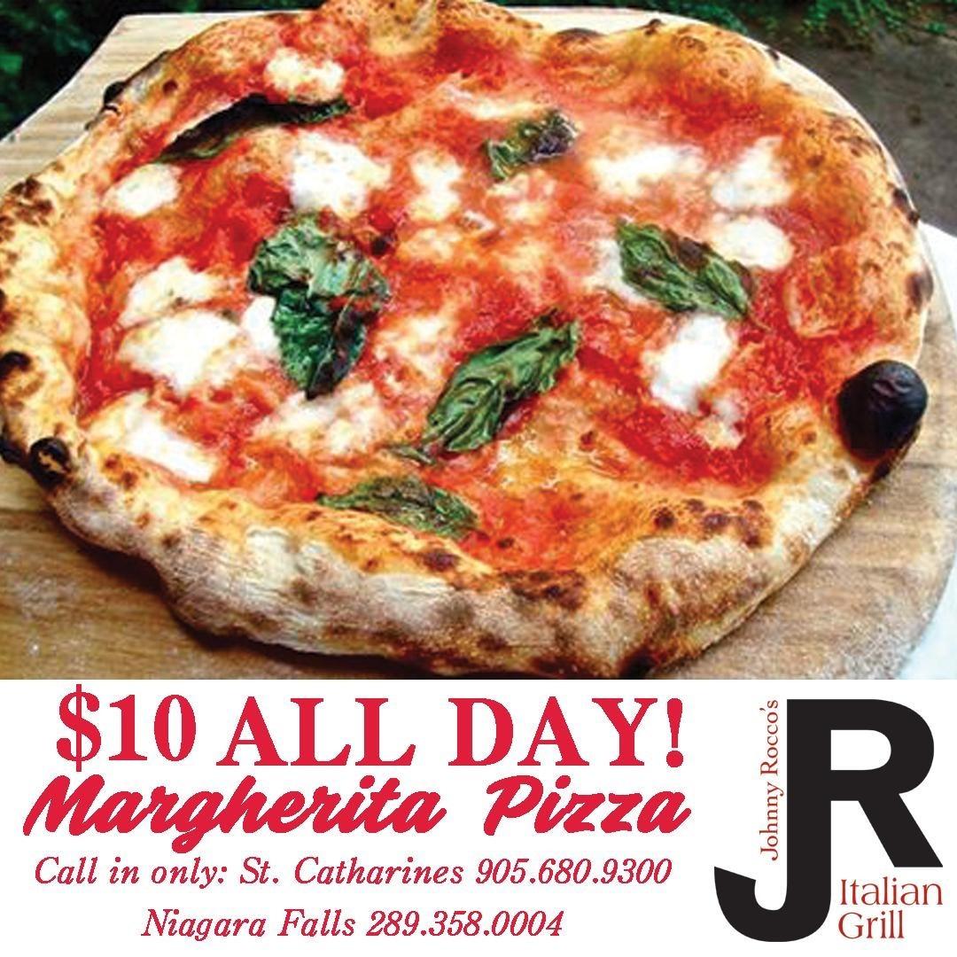 Johnny Rocco's Italian Grill menu in Niagara Falls, Ontario, Canada
