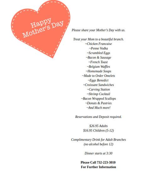 Four Winds Restaurant menu in Manasquan, New Jersey, USA