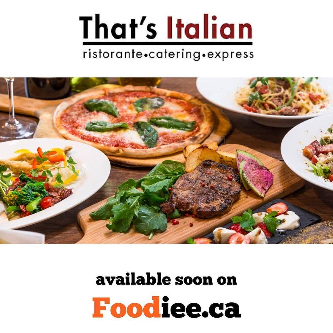 That's Italian Ristorante menu in Woodbridge, Ontario, Canada