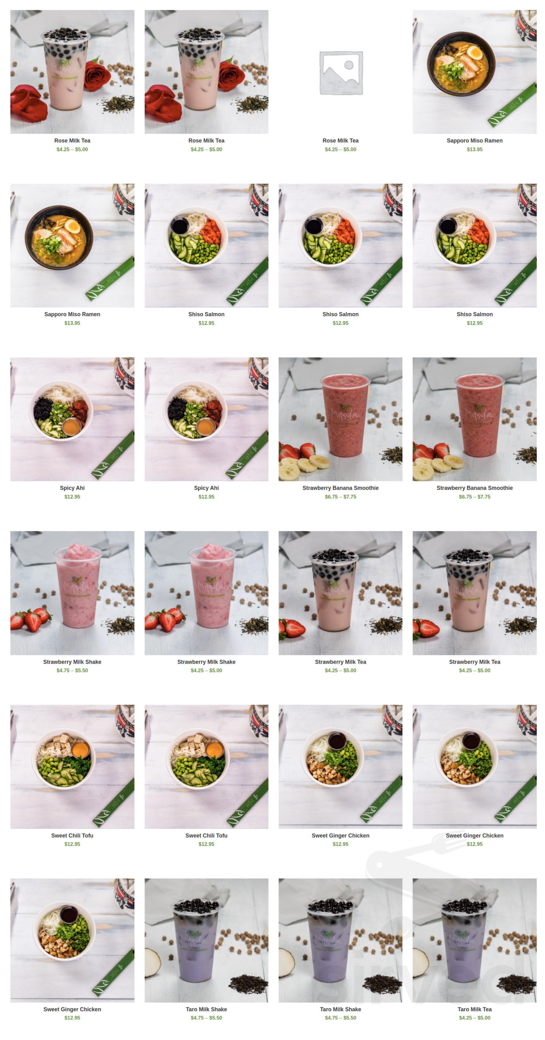 Mitsuba Ramen menu in New Hartford, New York, USA