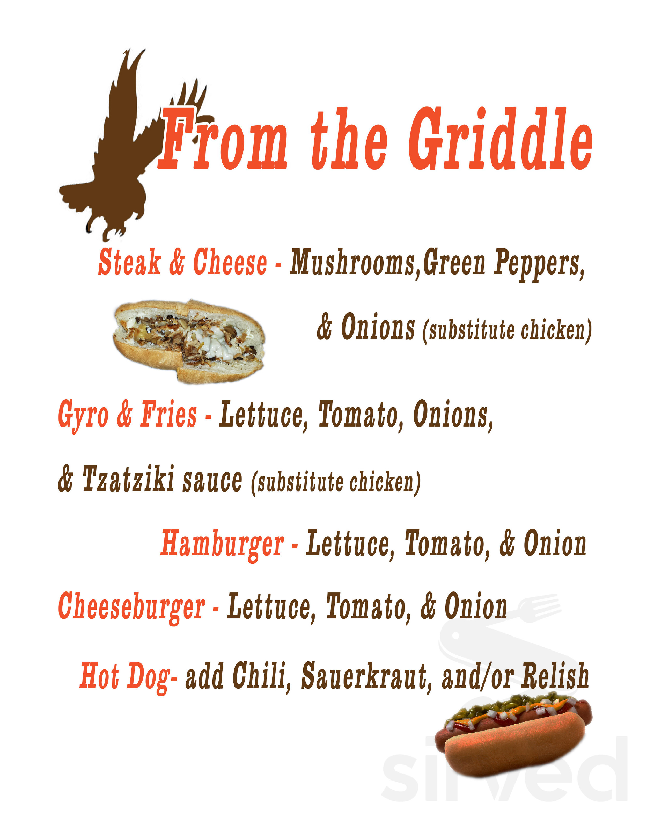 Nelly's Deli menu in Daytona Beach, Florida, USA