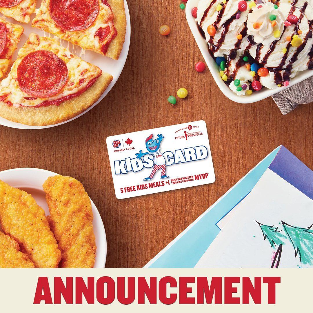 Boston Pizza menu in Cornwall, Ontario, Canada