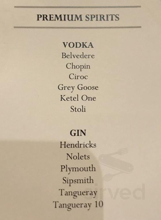 Amourath Patio menu in Sacramento, California, USA