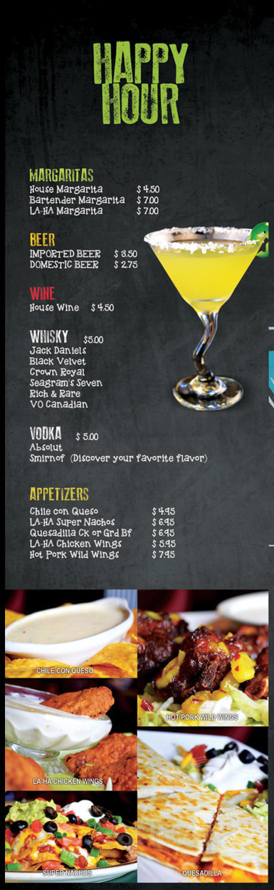 La Hacienda Mexican Restaurant menus in Marysville, Washington, United ...