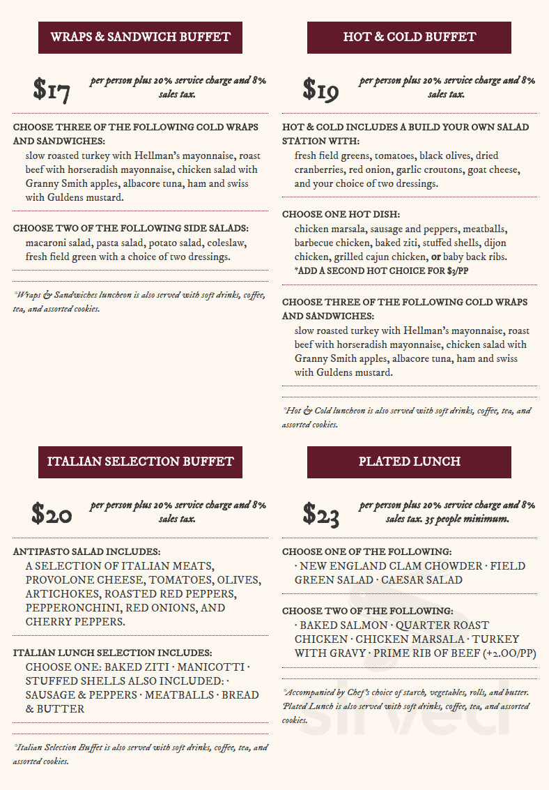 Otis & Oliver's menus in Latham, New York, United States