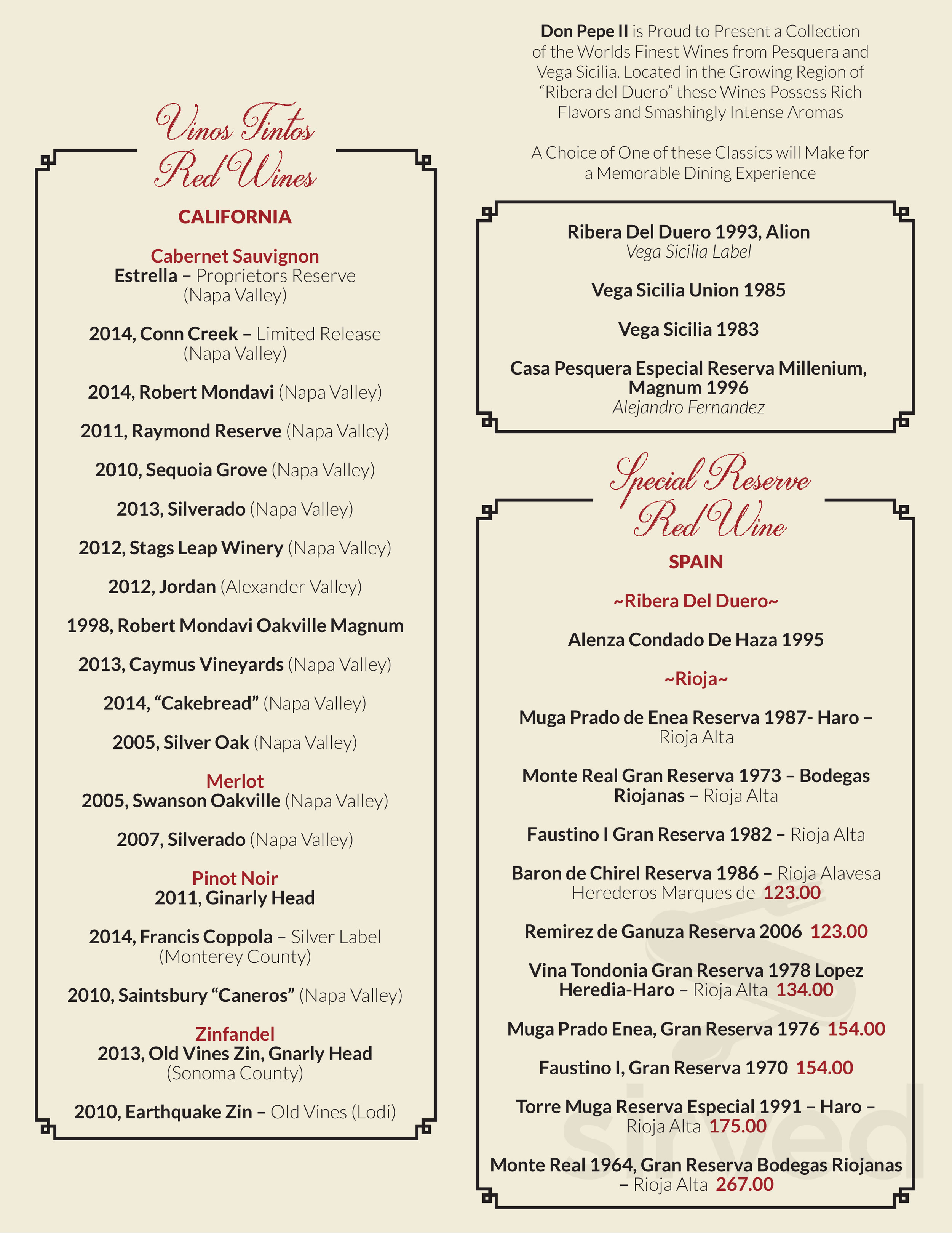 Don Pepe II menus in Pine Brook, New Jersey, United States