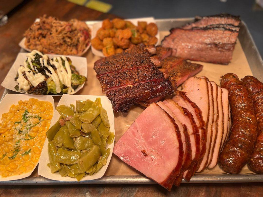 407 BBQ menu in Argyle, Texas, USA