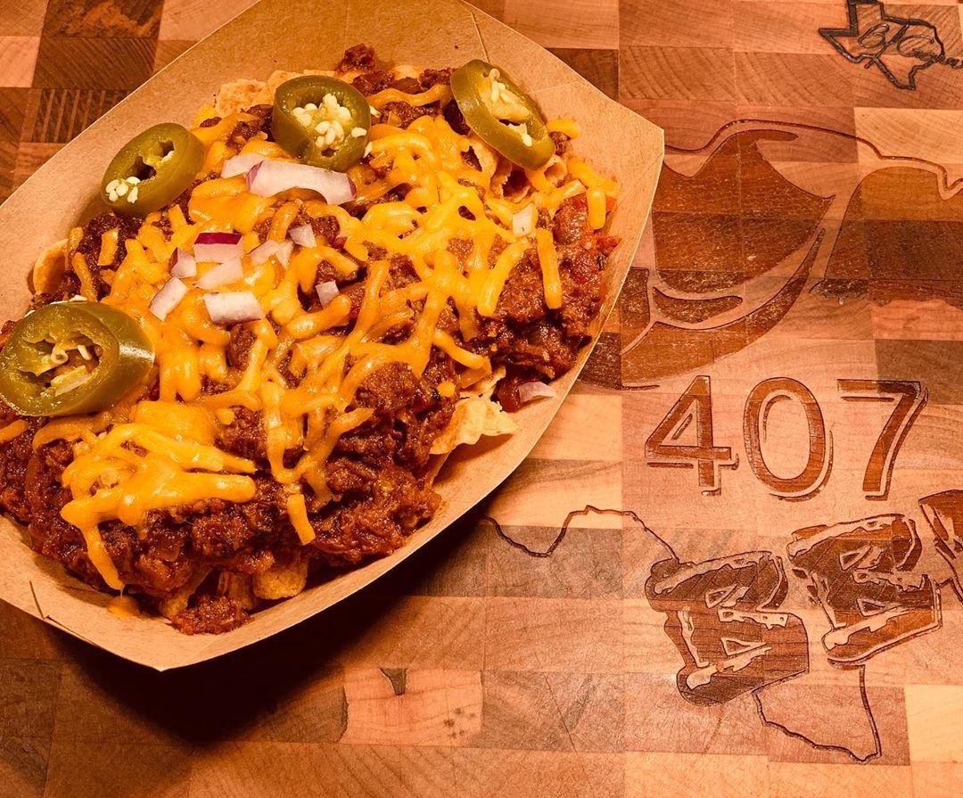 407 BBQ menu in Argyle, Texas, USA