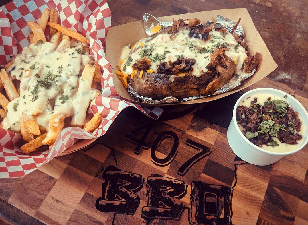 407 BBQ menu in Argyle, Texas, USA