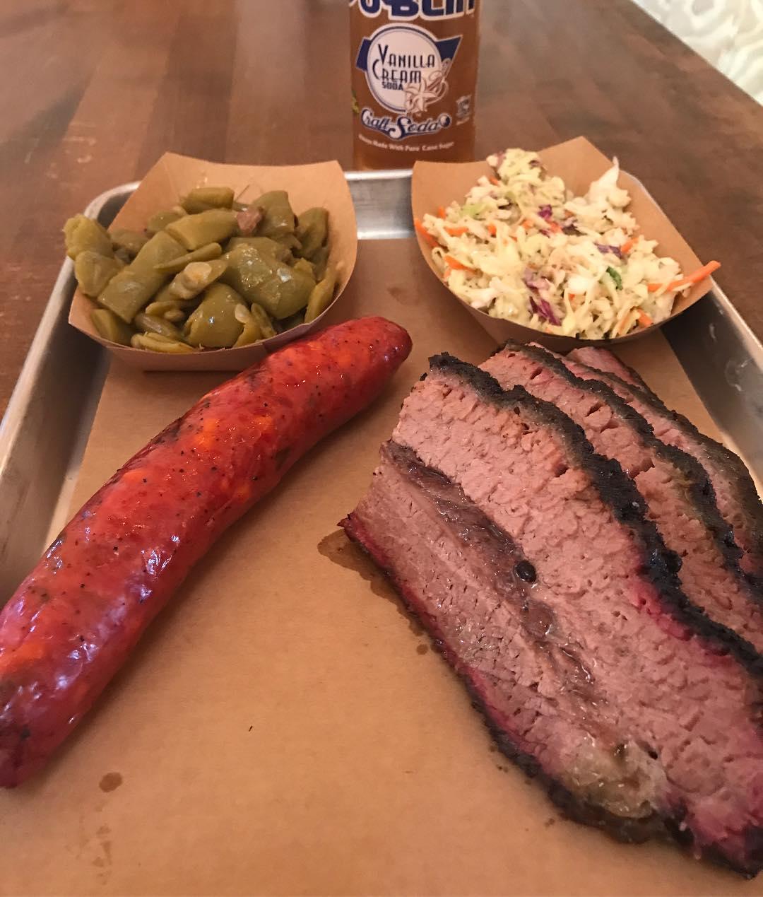 407 BBQ menu in Argyle, Texas, USA