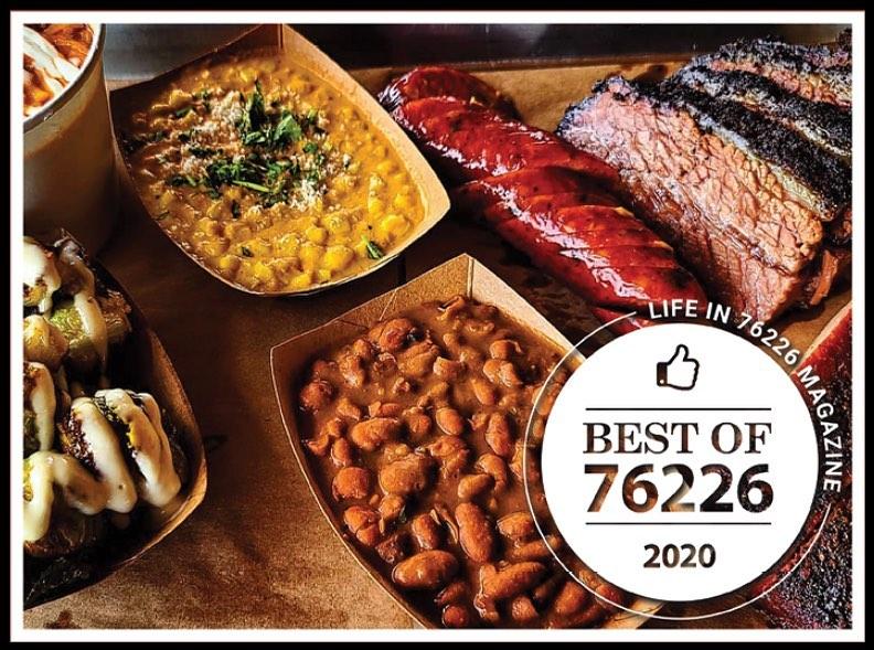 407 BBQ menu in Argyle, Texas, USA
