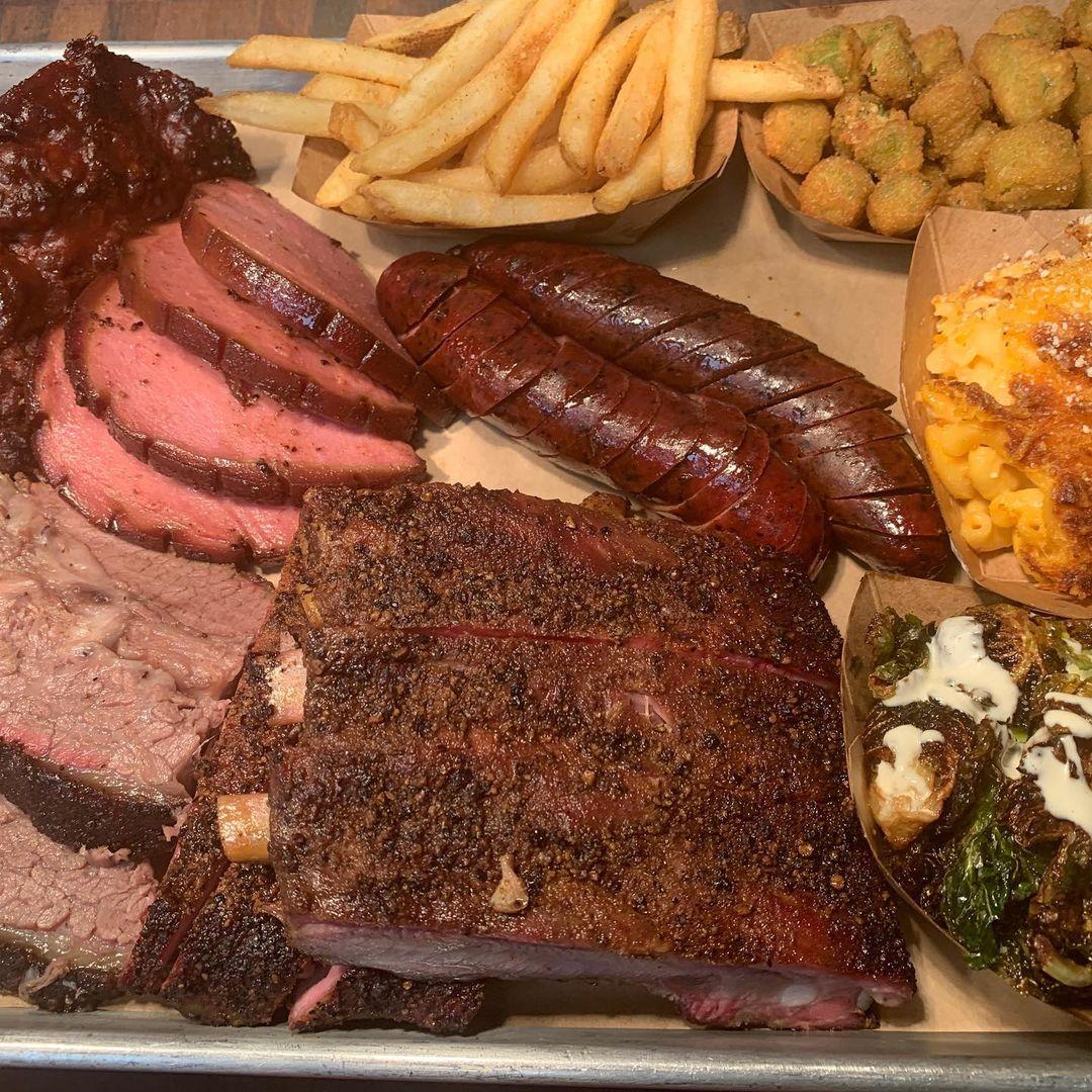 407 BBQ menu in Argyle, Texas, USA