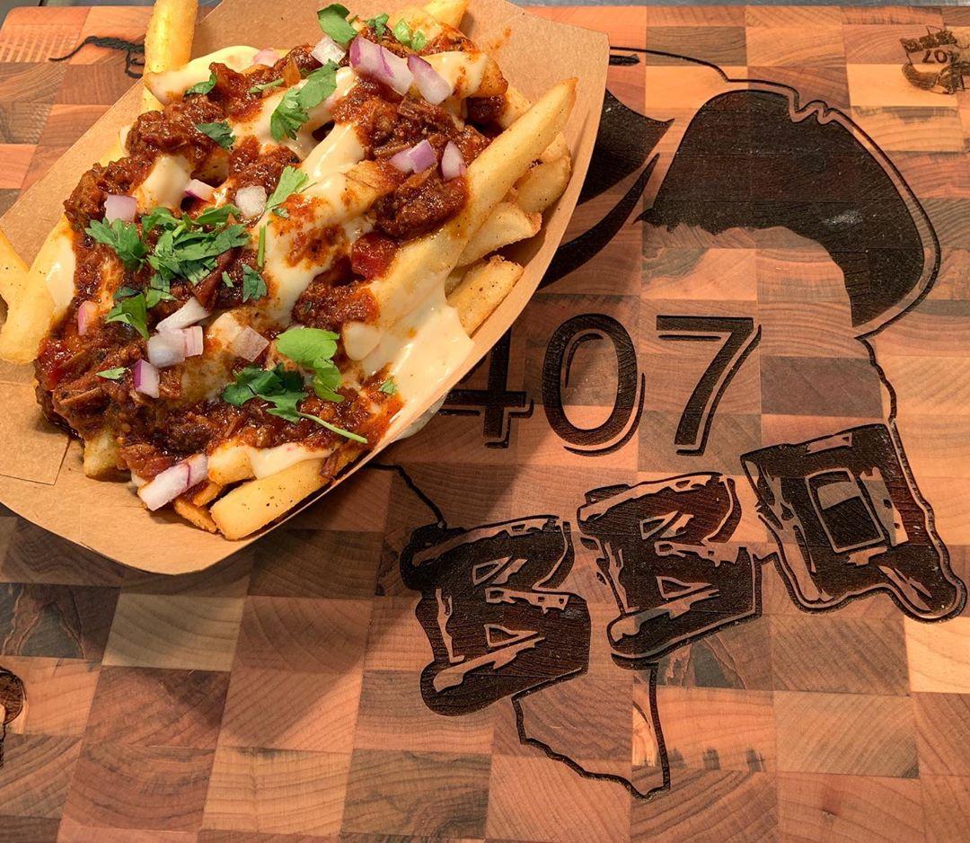 407 BBQ menu in Argyle, Texas, USA