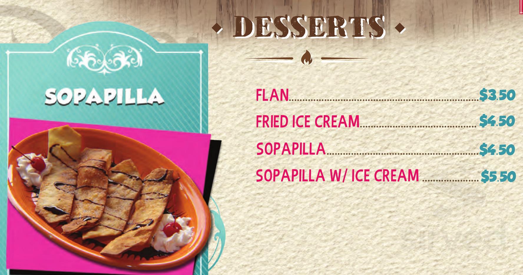 Dos Reales Authentic Mexican Restaurant menu in Shawnee, Kansas, USA