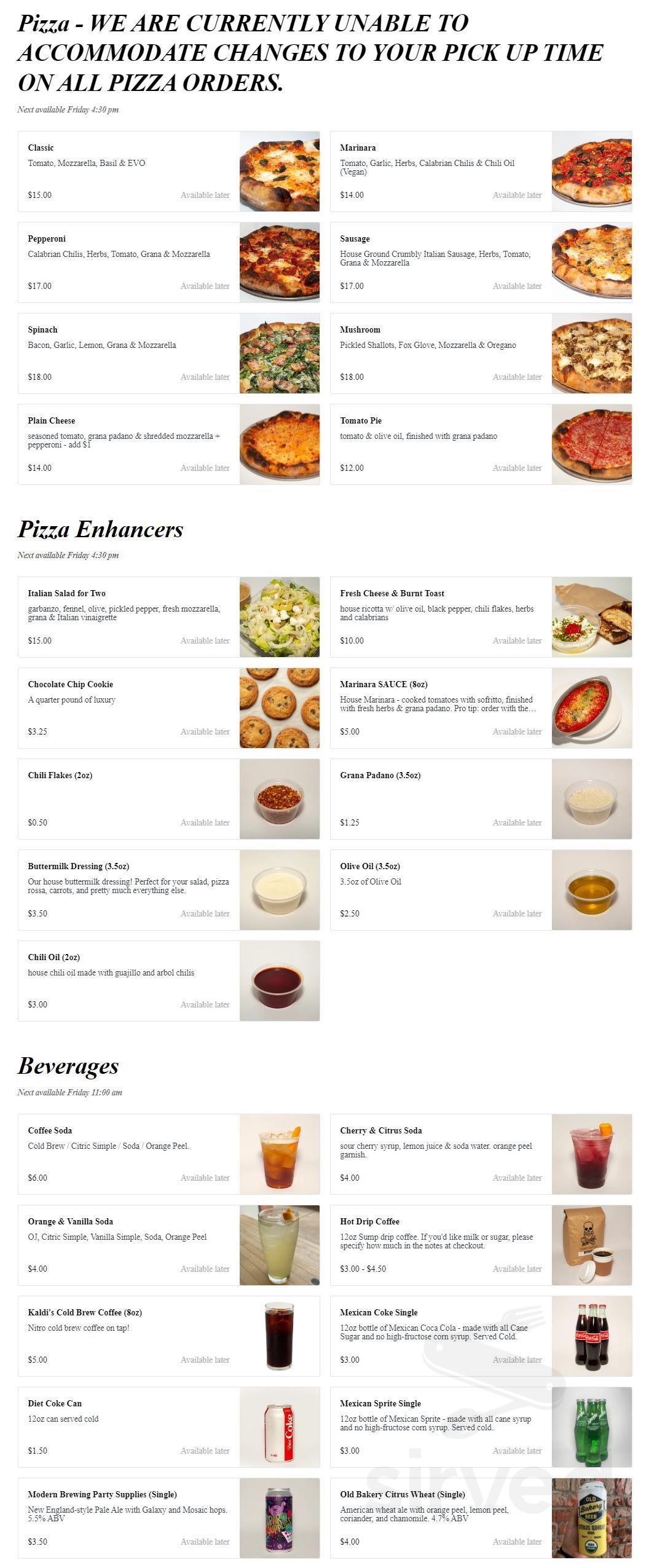 Union Loafers Café and Bread Bakery menu in St. Louis, Missouri, USA