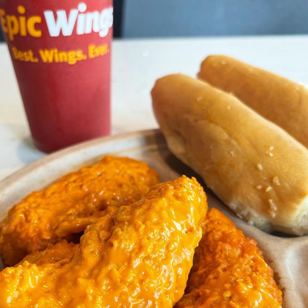 Epic Wings menu in Corona, California, USA