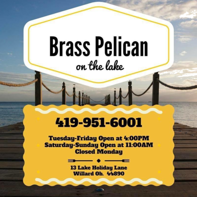 Menu for Brass Pelican in Willard, OH | Sirved