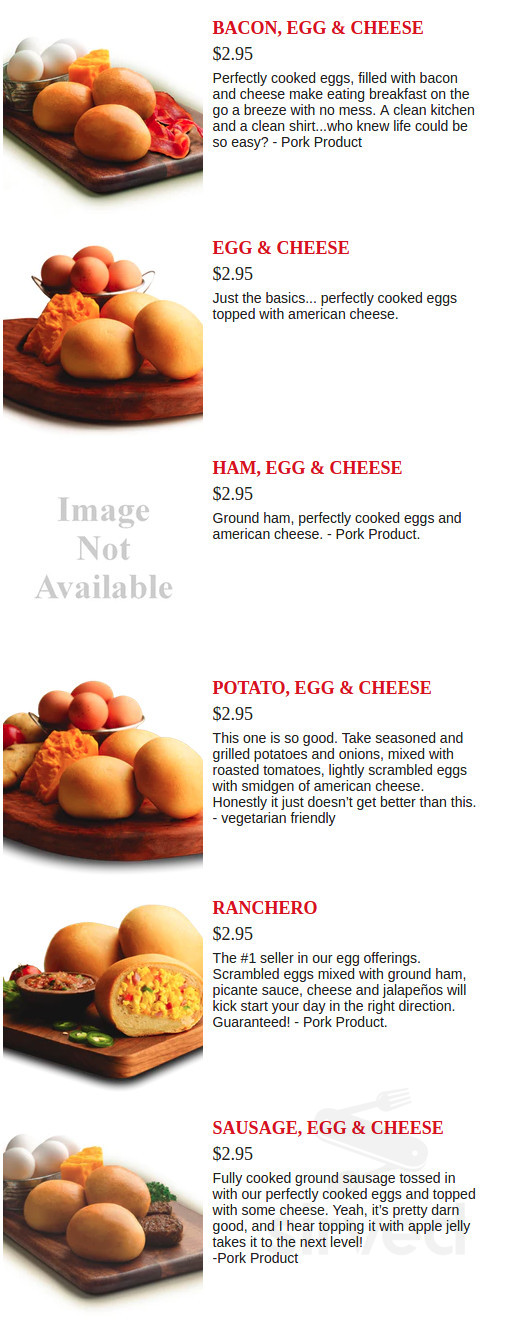 Menu - Indianapolis IN's Kolache Factory | Sirved