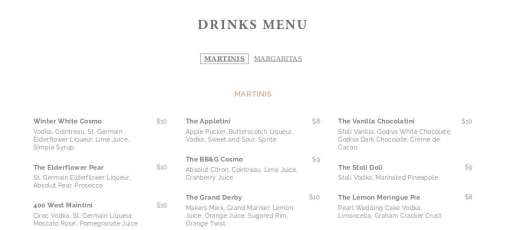 Menu for Brighton Bar & Grill in Brighton, MI | Sirved