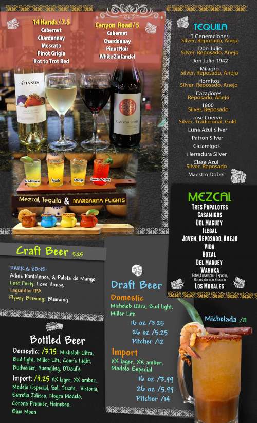 Chepe's Mexican Grill menu in Benton, Arkansas, USA