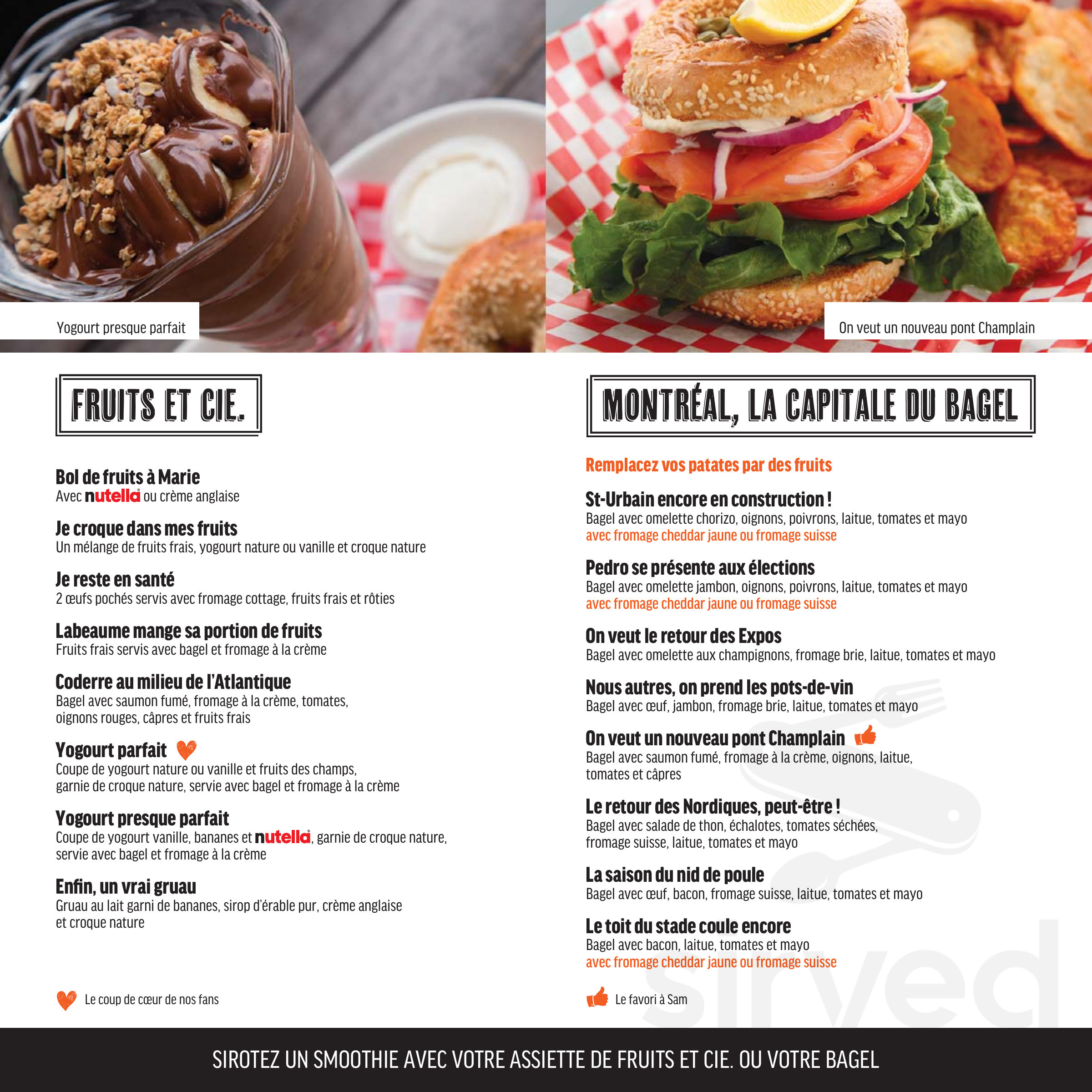 L'Oeufrier (Ste-Dorothée) menu in Laval, Quebec H7X 3E6, Canada