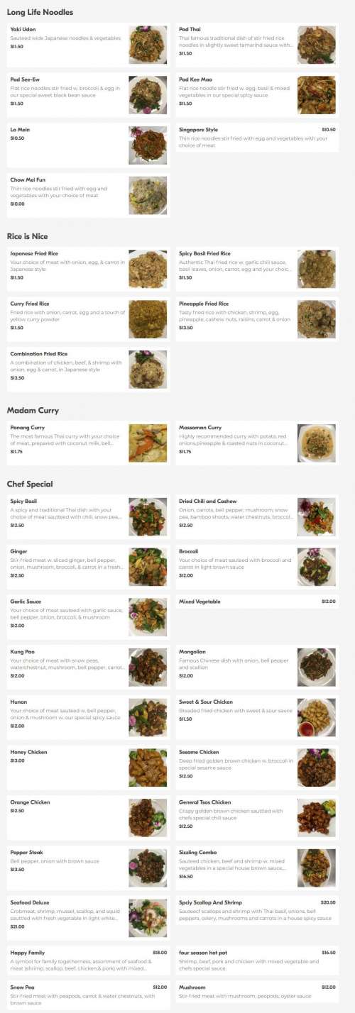 Asian Harbor Antioch menu in Antioch, Illinois, USA