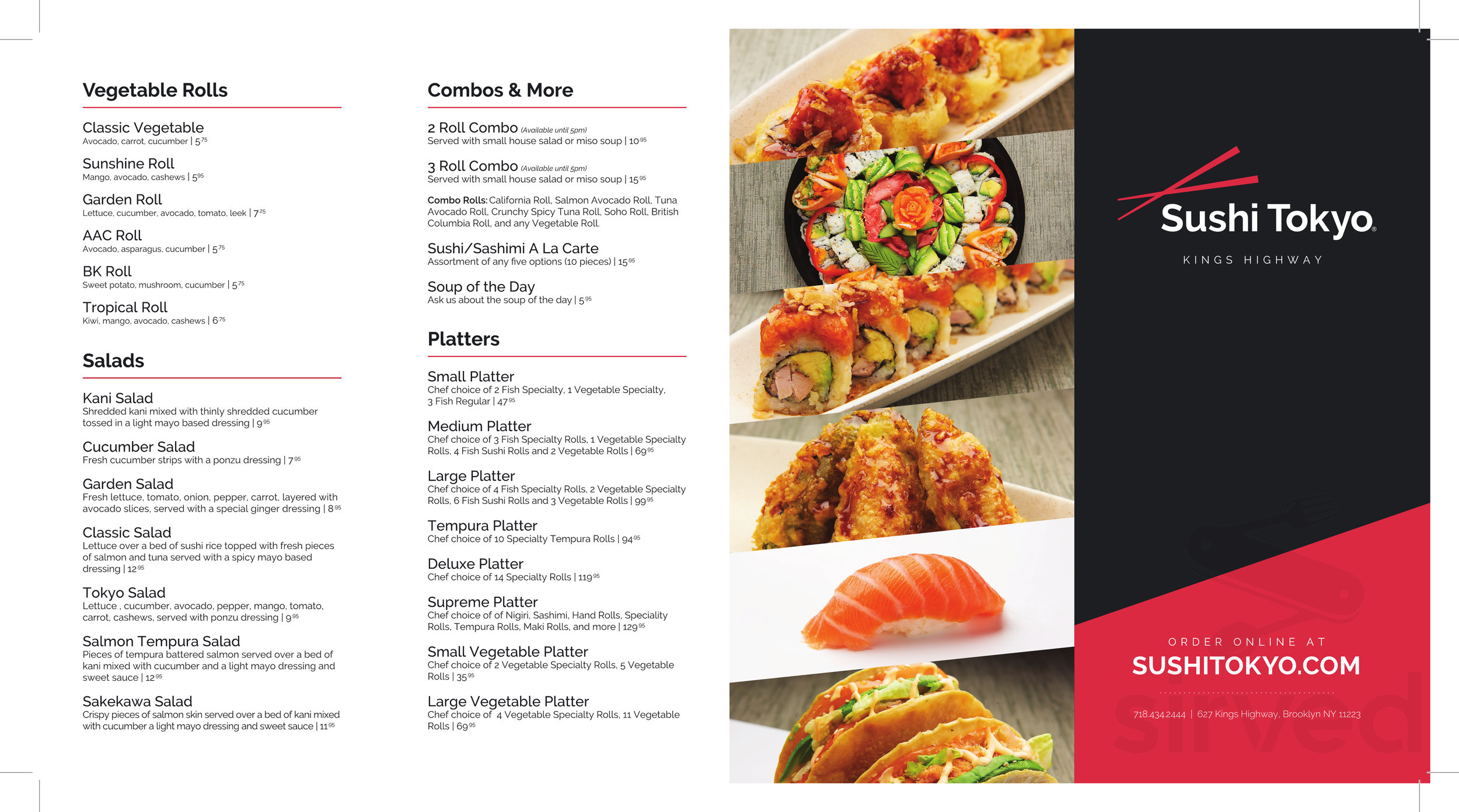 Sushi Tokyo Menu - Brooklyn, New York | Sirved