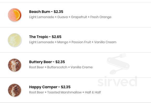 Swig menus in Salt Lake City, Utah, United States
