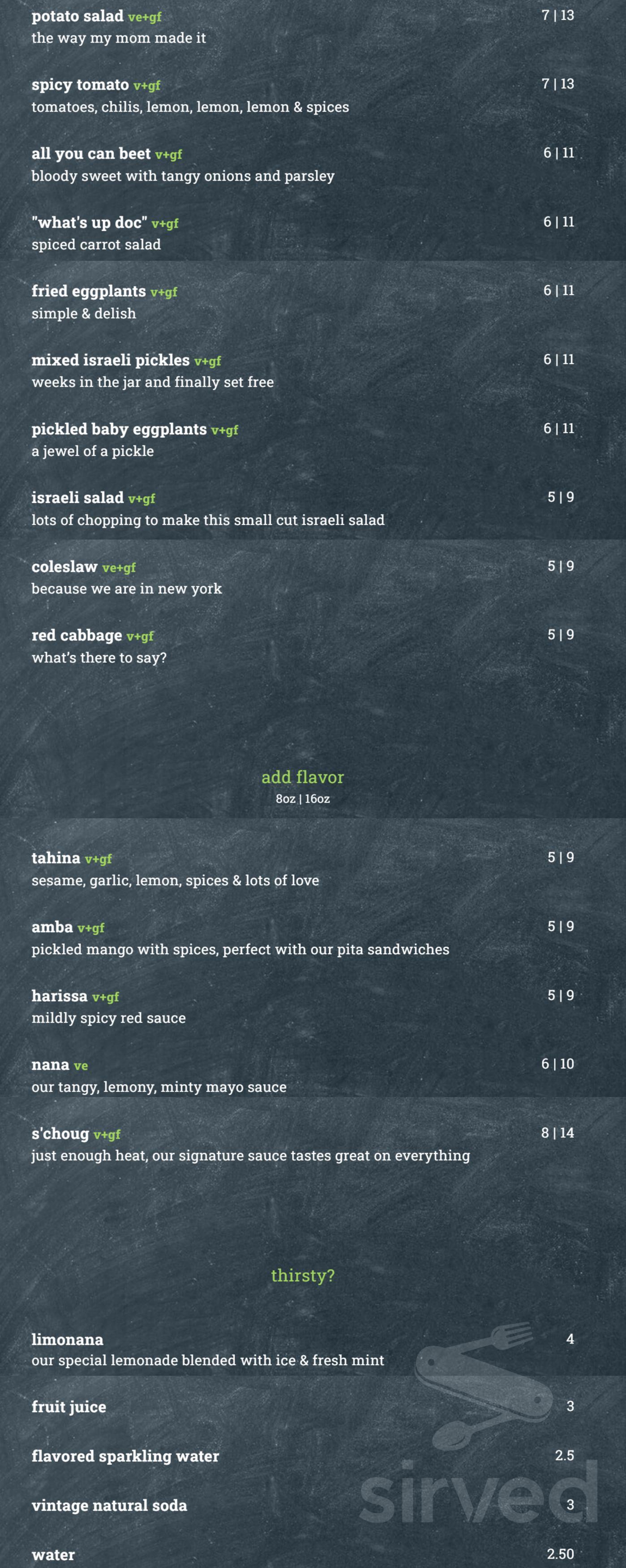 Nana Good Eats menu in Whitestone, New York, USA